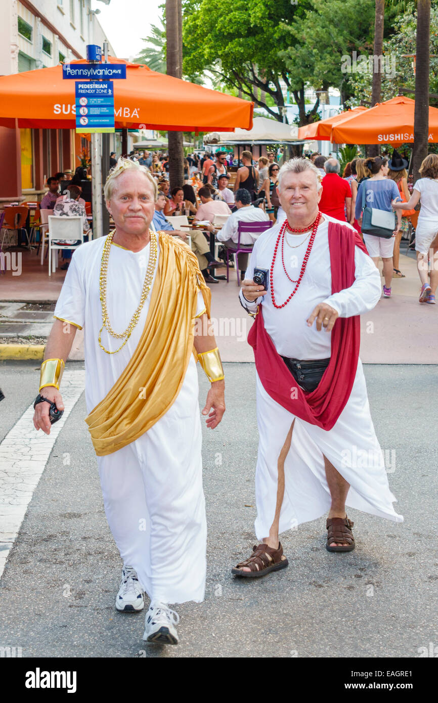 Miami Beach Florida,Lincoln Road,pedestrian mall arcade,Halloween ...