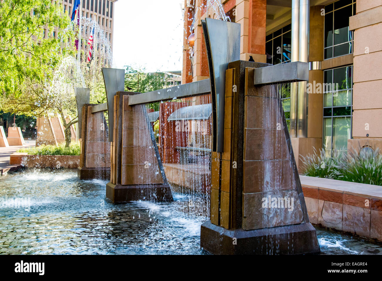 Urban streetscapes and buildings in downtown Phoenix, Arizona Stock ...