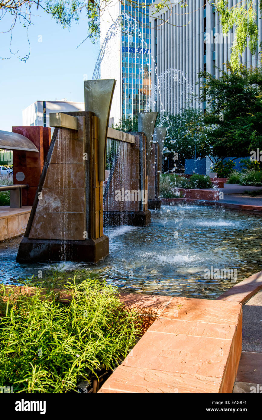 Urban streetscapes and buildings in downtown Phoenix, Arizona Stock ...