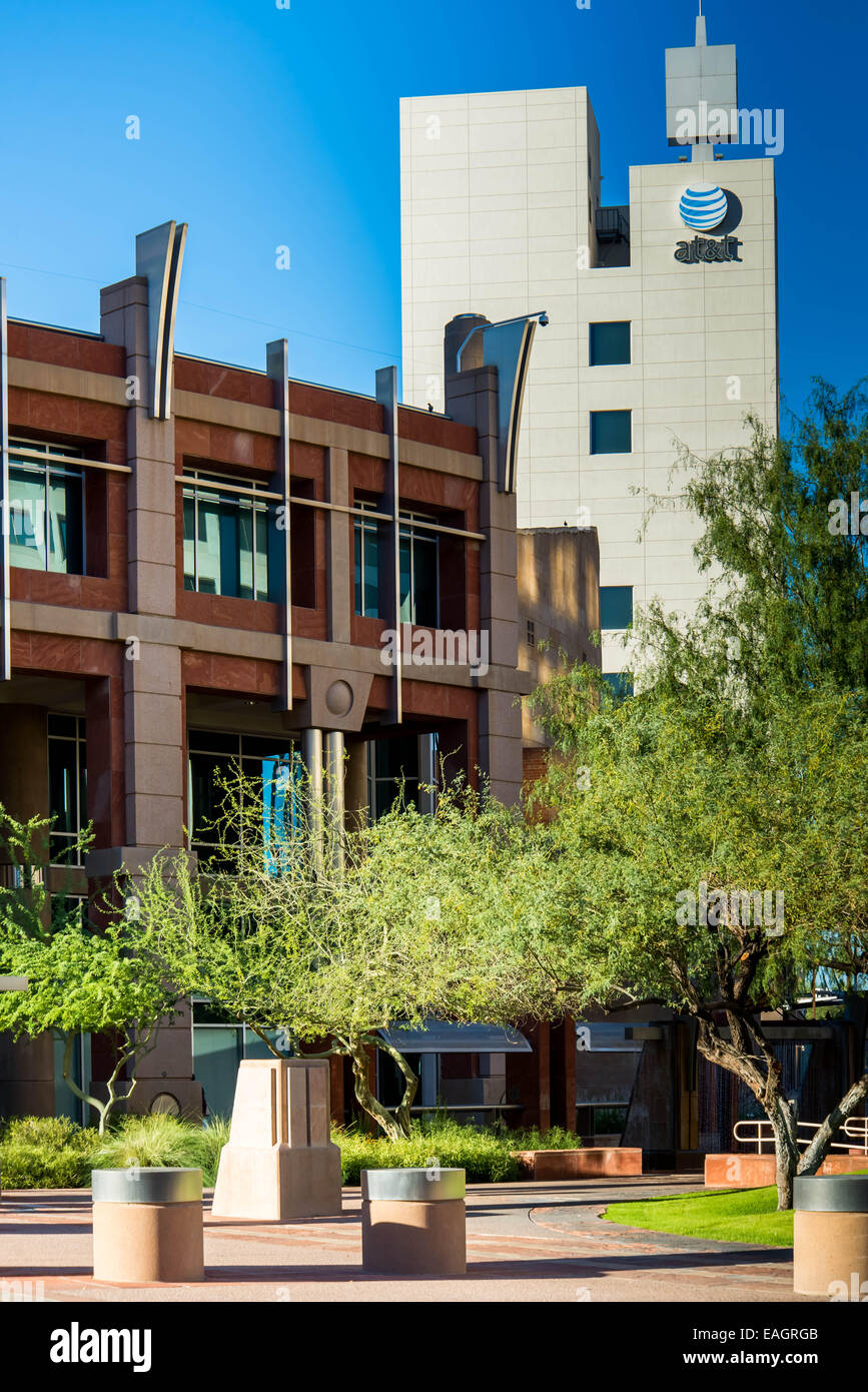 Urban streetscapes and buildings in downtown Phoenix, Arizona Stock ...