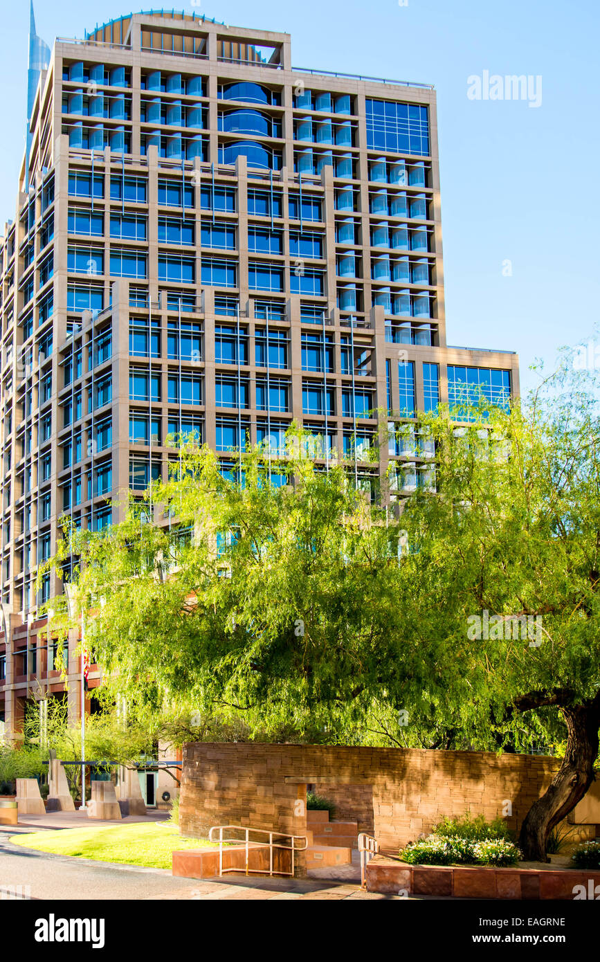 Urban streetscapes and buildings in downtown Phoenix, Arizona Stock ...