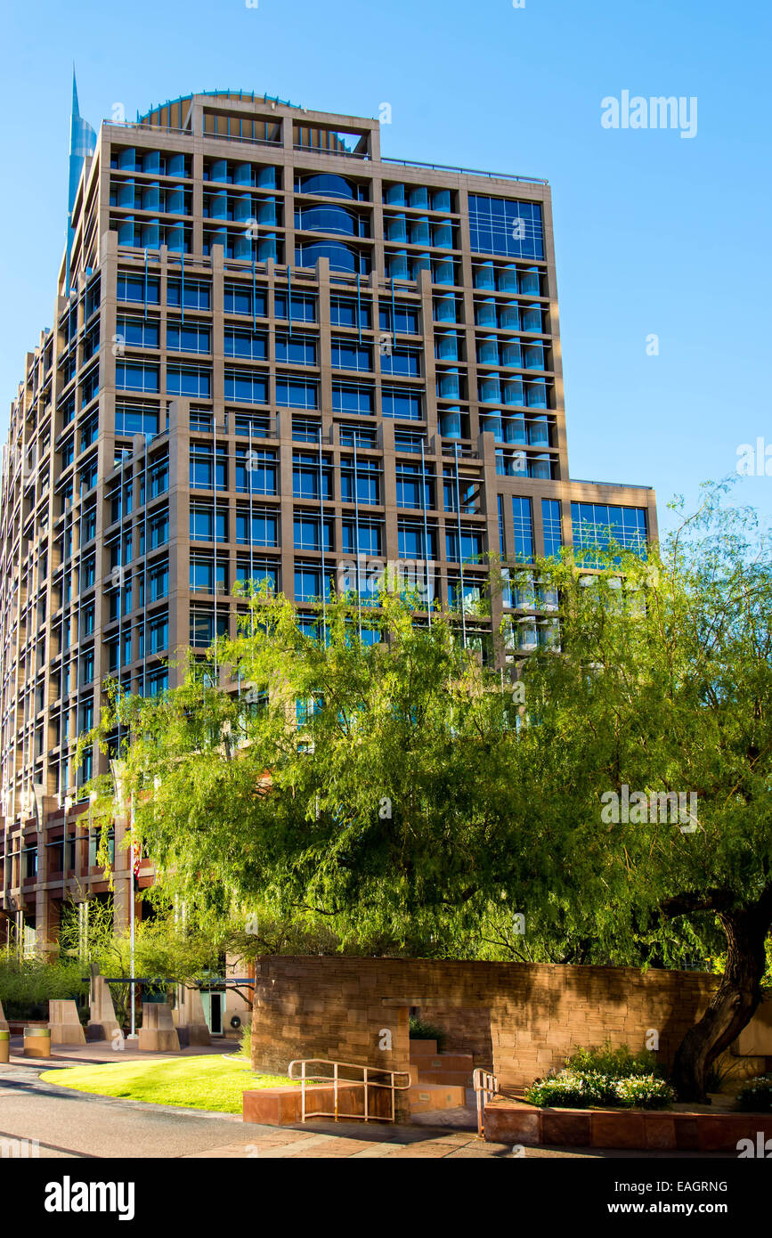 Urban streetscapes and buildings in downtown Phoenix, Arizona Stock ...