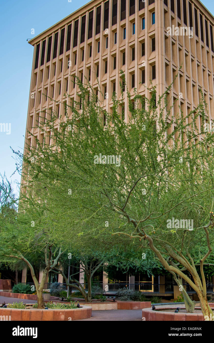 Urban streetscapes and buildings in downtown Phoenix, Arizona Stock ...