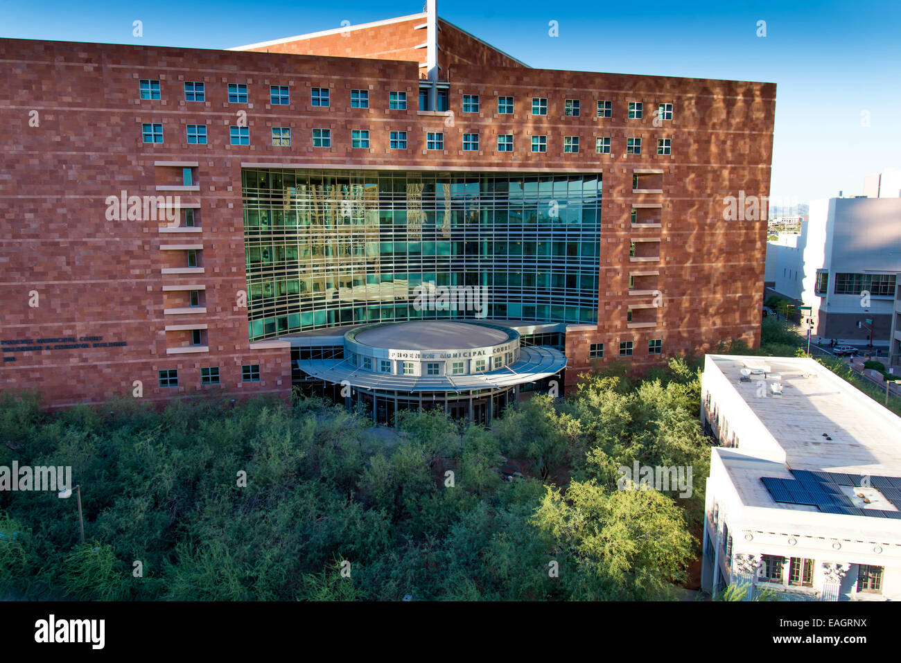 Urban streetscapes and buildings in downtown Phoenix, Arizona Stock ...