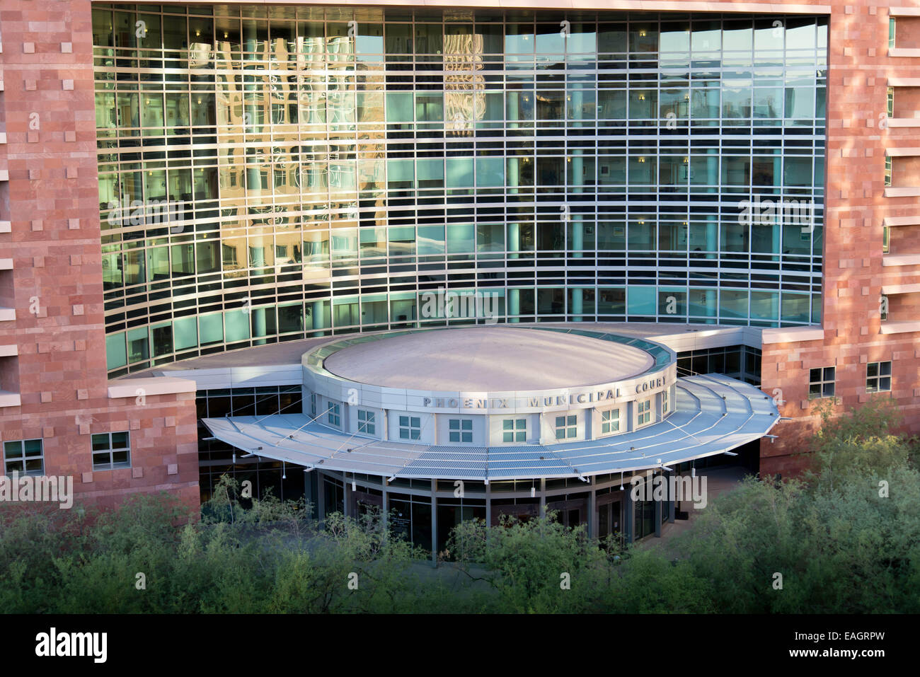 Urban streetscapes and buildings in downtown Phoenix, Arizona Stock ...