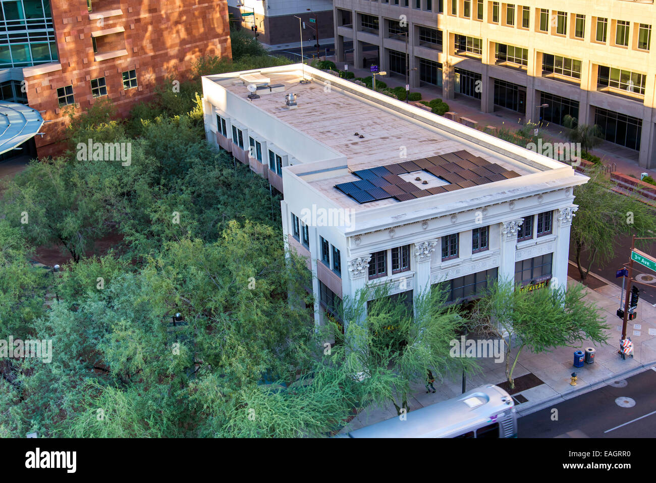 Urban streetscapes and buildings in downtown Phoenix, Arizona Stock ...