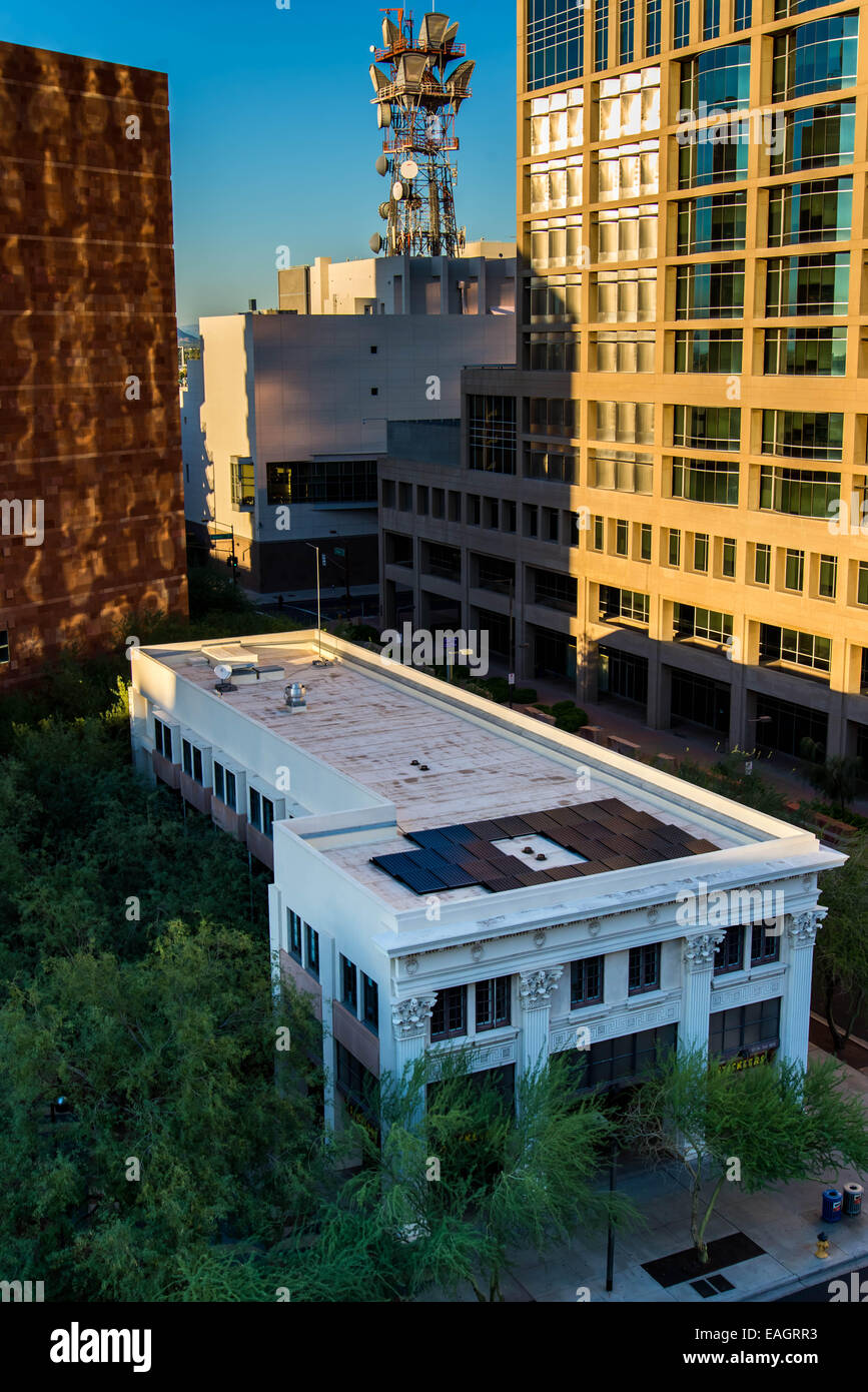 Urban streetscapes and buildings in downtown Phoenix, Arizona Stock ...