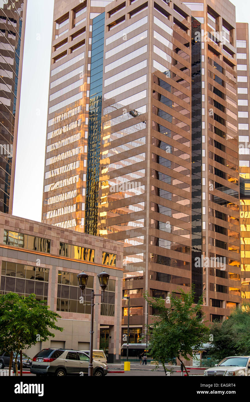 Urban streetscapes and buildings in downtown Phoenix, Arizona Stock ...