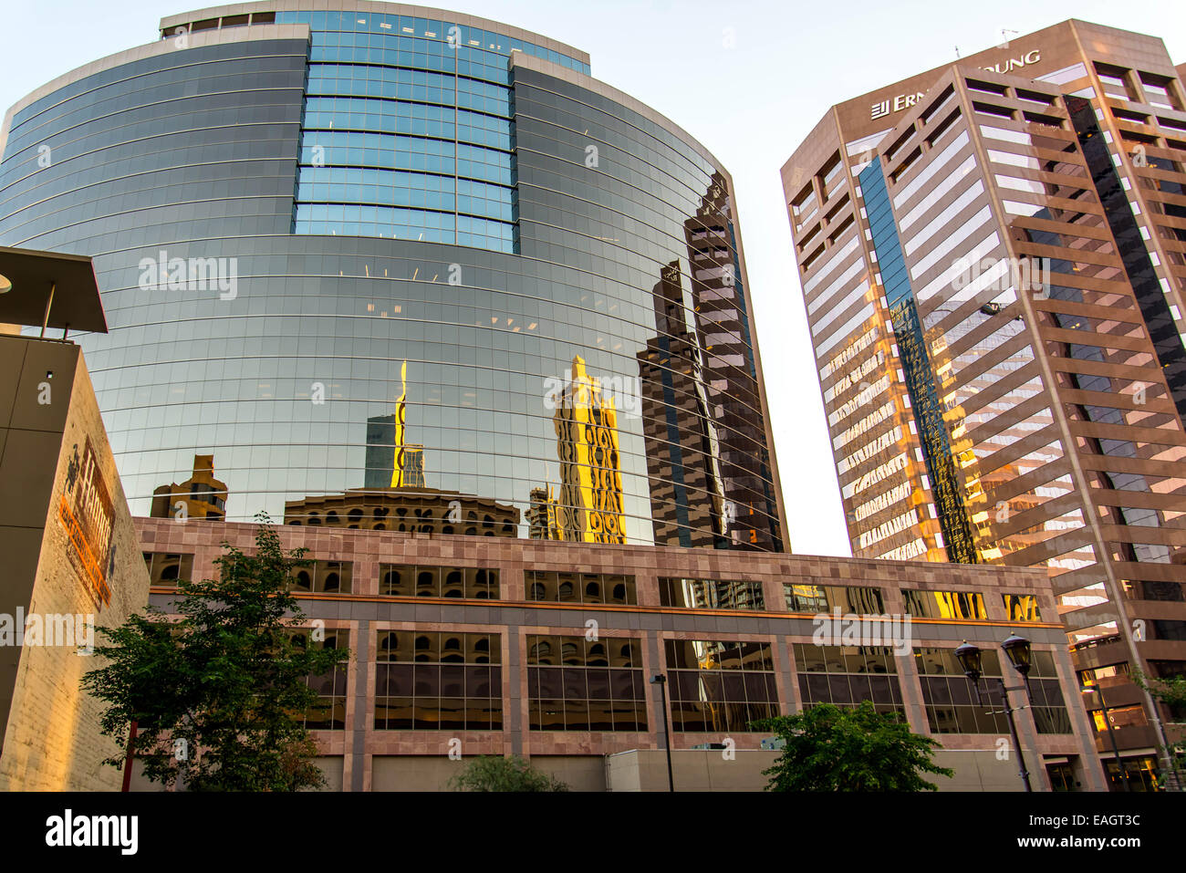 Urban streetscapes and buildings in downtown Phoenix, Arizona Stock ...
