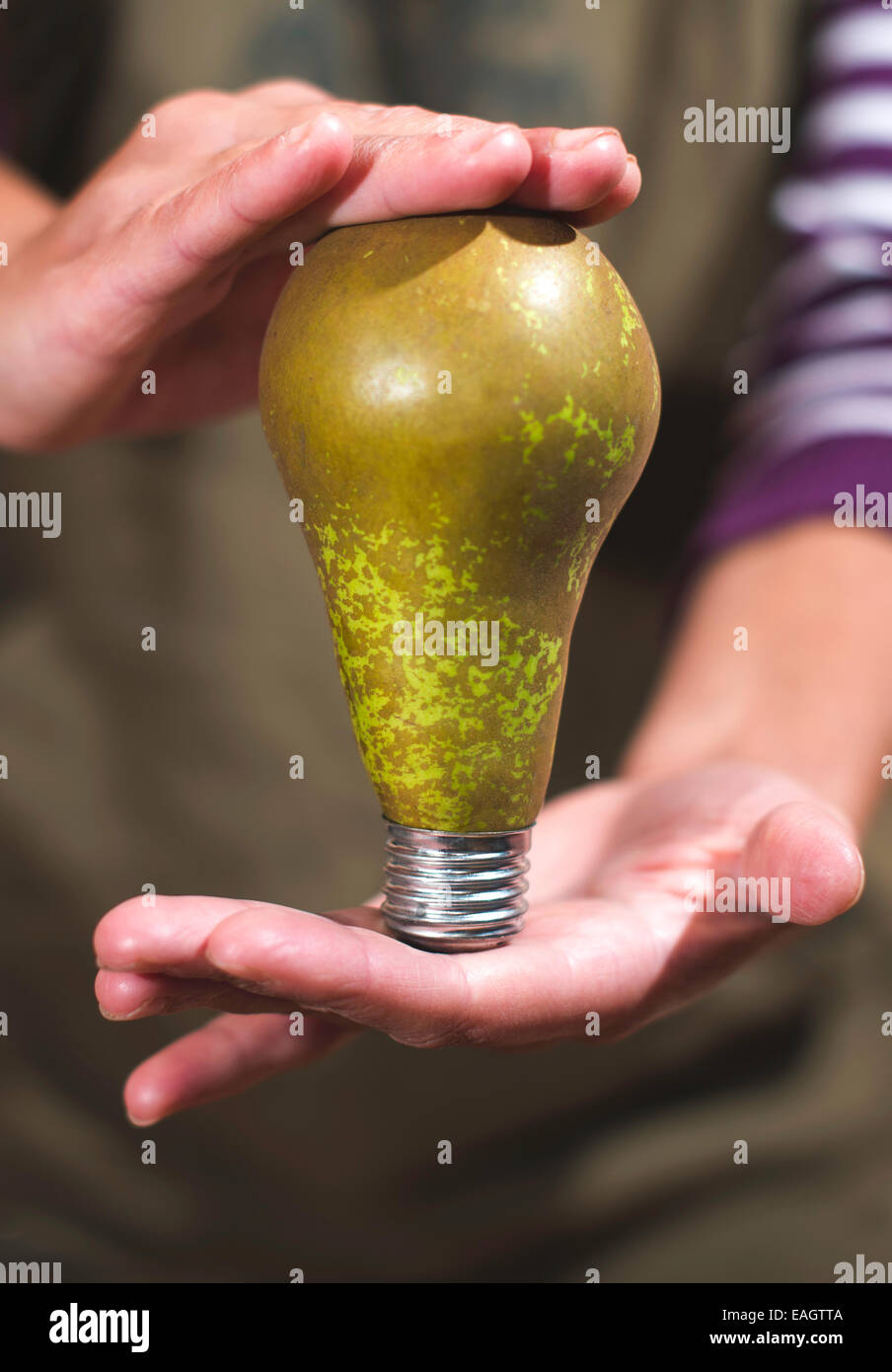 Pear light bulb hi-res stock photography and images - Alamy