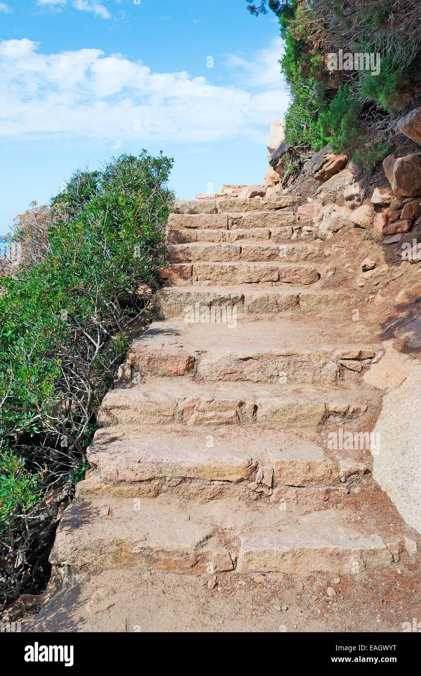 Rocky stair hi-res stock photography and images - Alamy