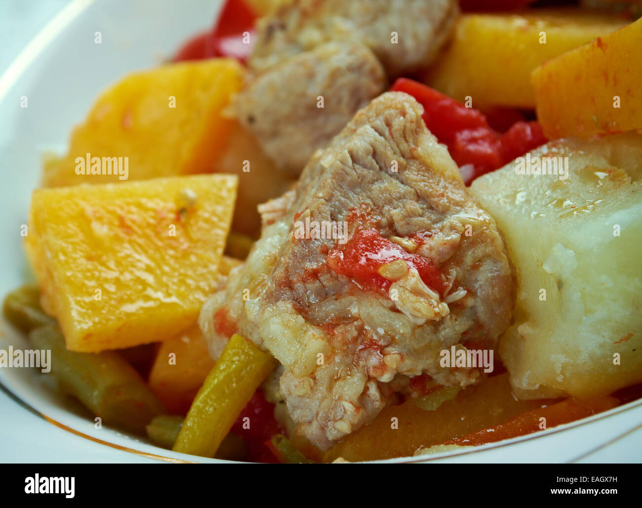 Andalusian Gypsy Stew Stock Photo - Alamy