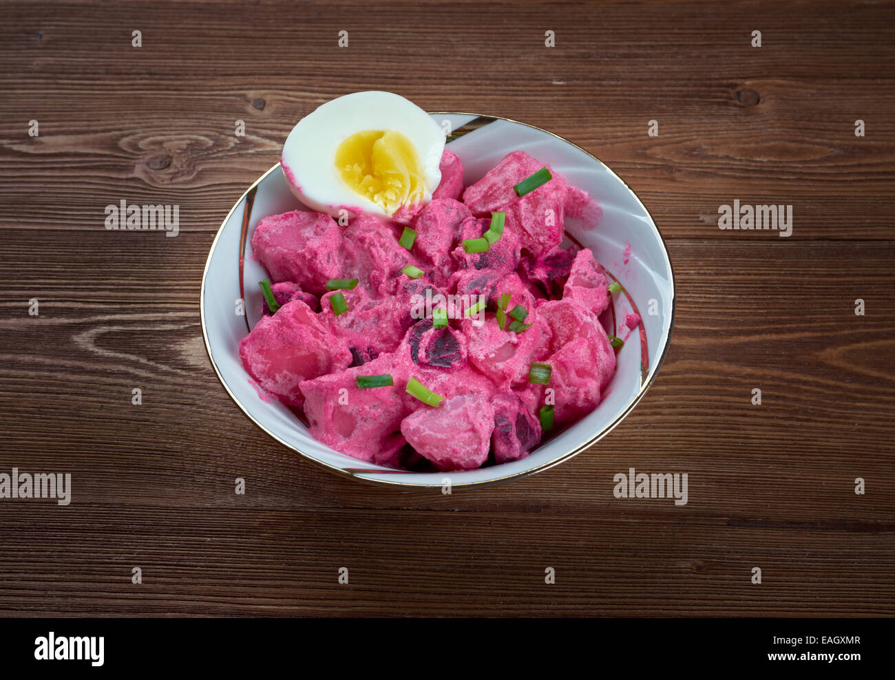 Rosolli - tradition Beetroot salad of Finland Stock Photo - Alamy