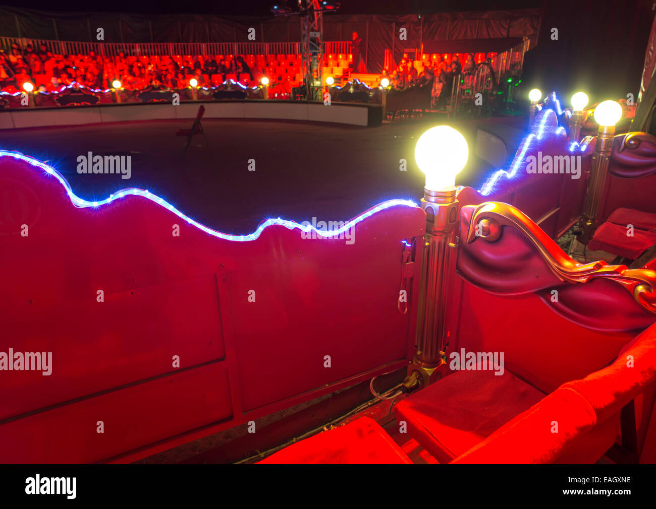 Circus tent interior hi-res stock photography and images - Alamy