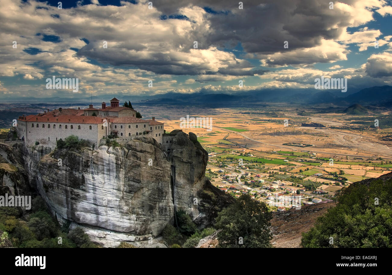 The Varlaam monastery Meteora complex in Greece Stock Photo - Alamy