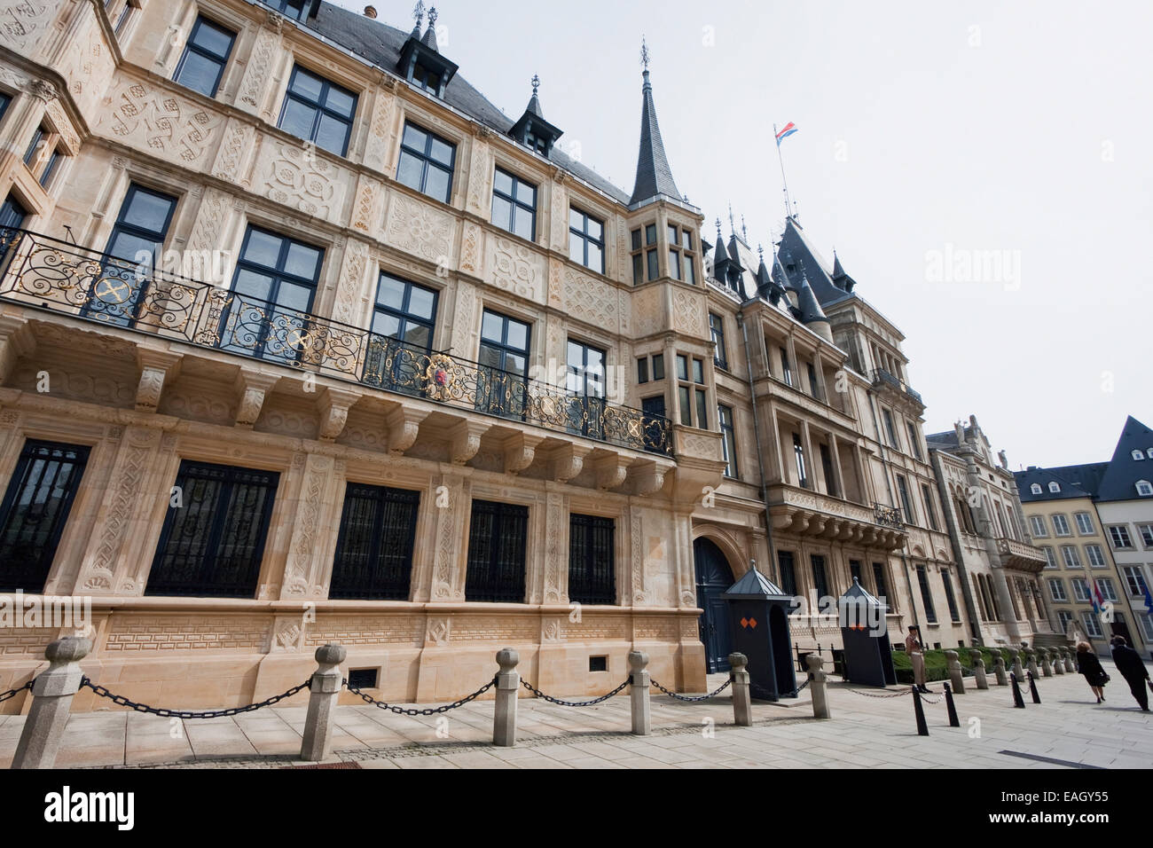 Palais Grand Ducal (Palace Of The Grand Dukes), Luxembourg Stock Photo ...