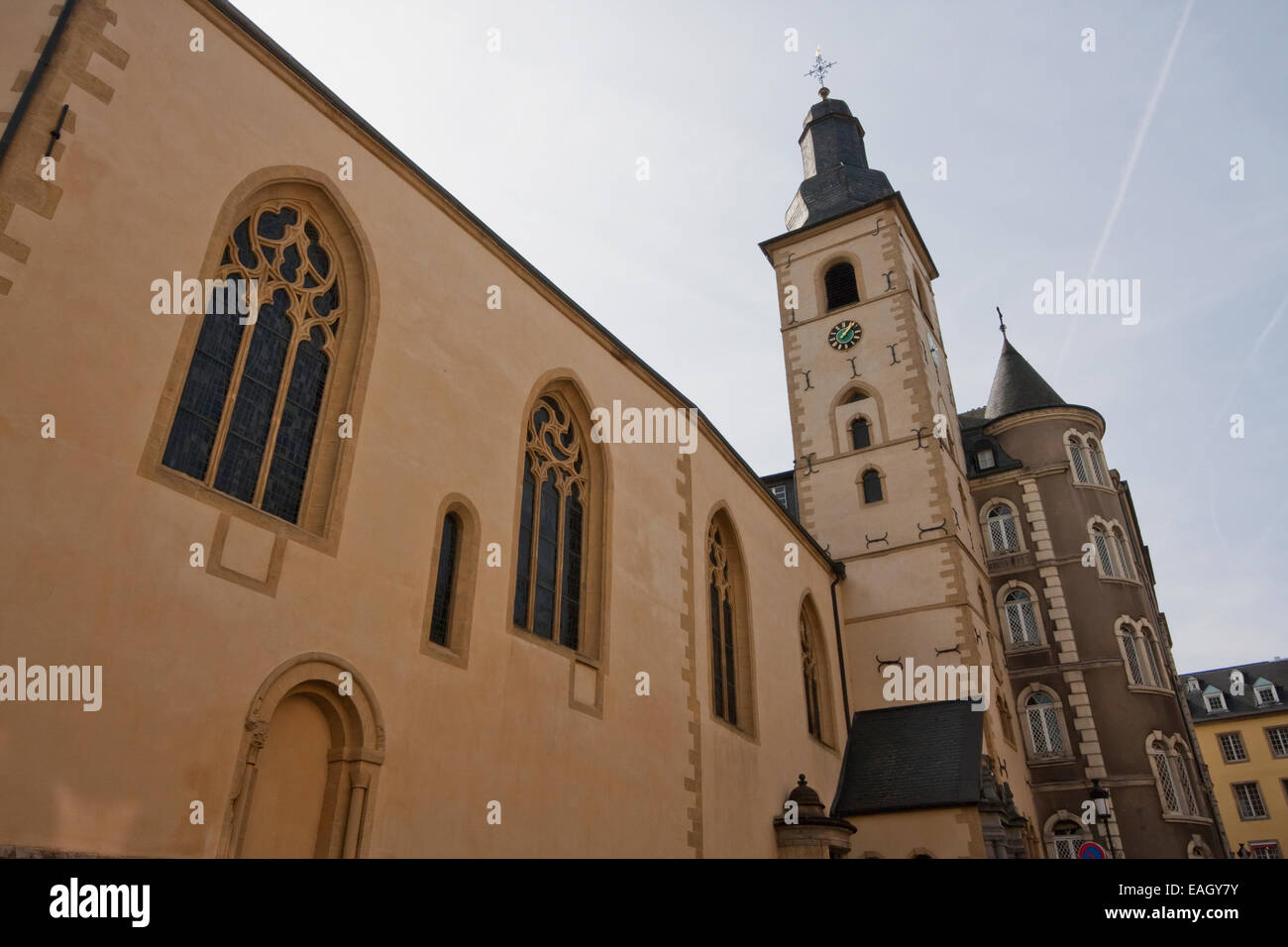St michaels church luxembourg europe hi-res stock photography and ...