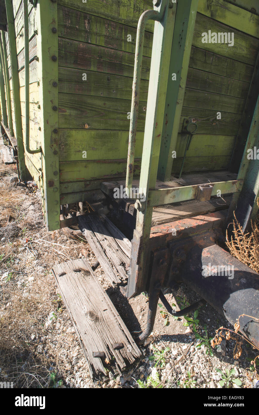 Old railway freight wagon hi-res stock photography and images - Alamy