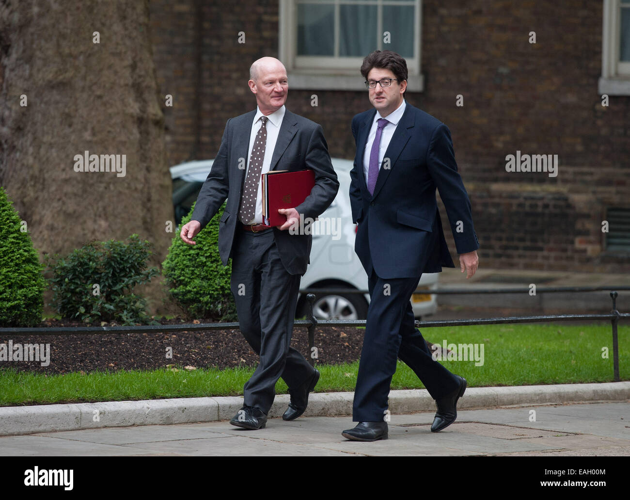 Politicians arrive for a Cabinet meeting at 10 Downing Street ...