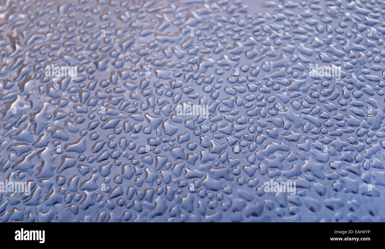 water droplets on grey background Stock Photo - Alamy