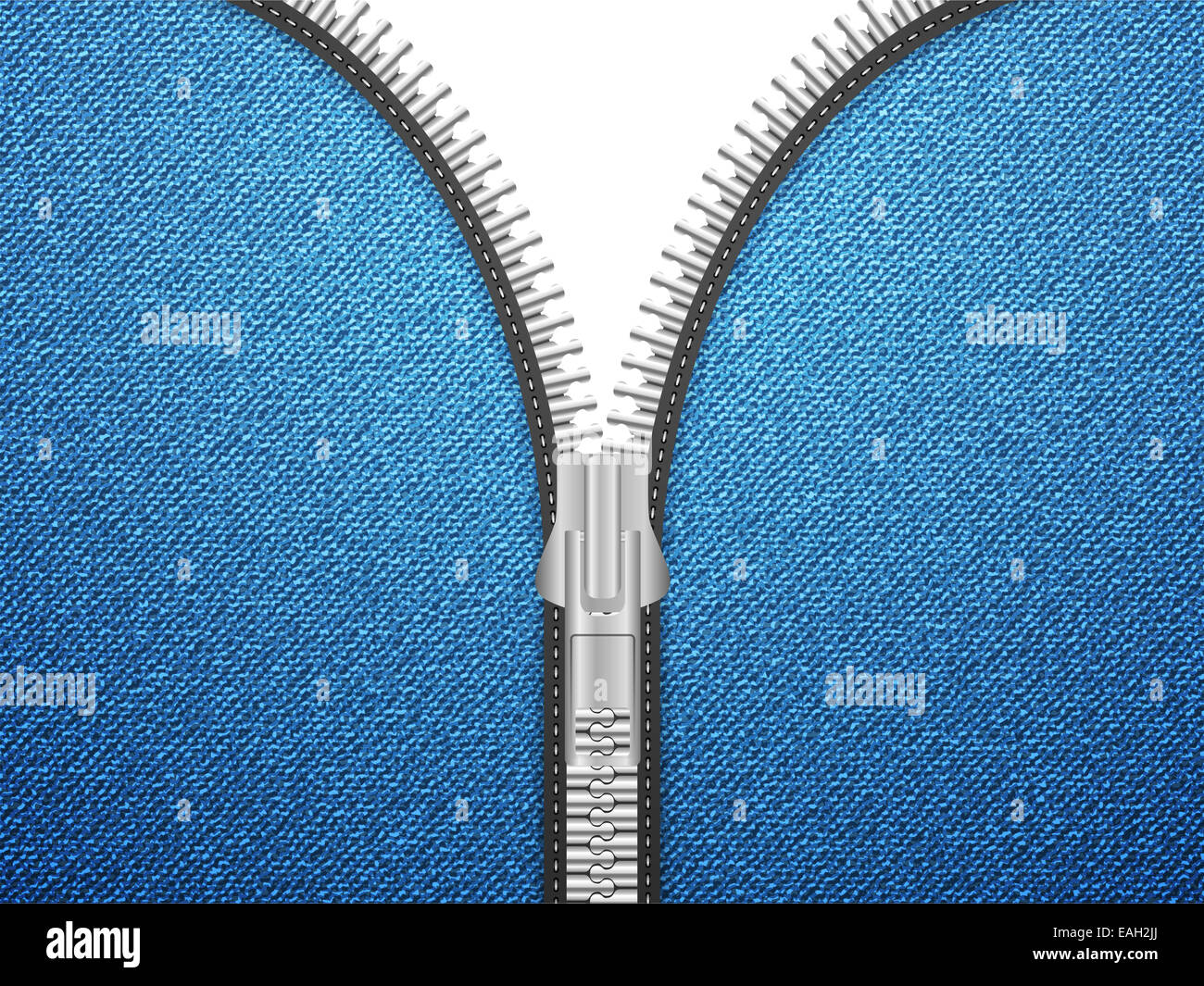 Opened zipper on a blue jeans Stock Photo - Alamy