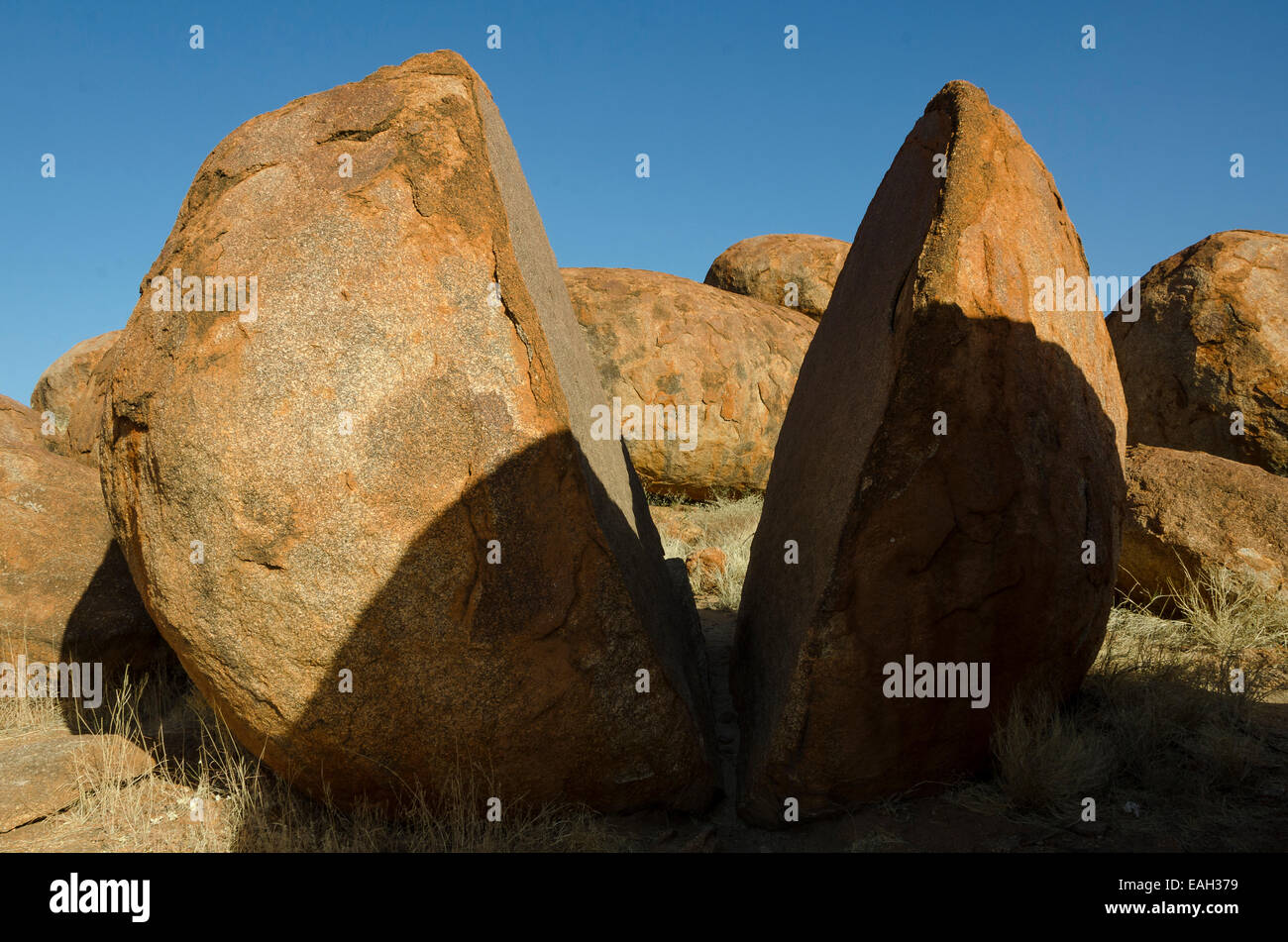 Rock formations, Devils Marbles, near Tennant Creek, Northern Territory ...