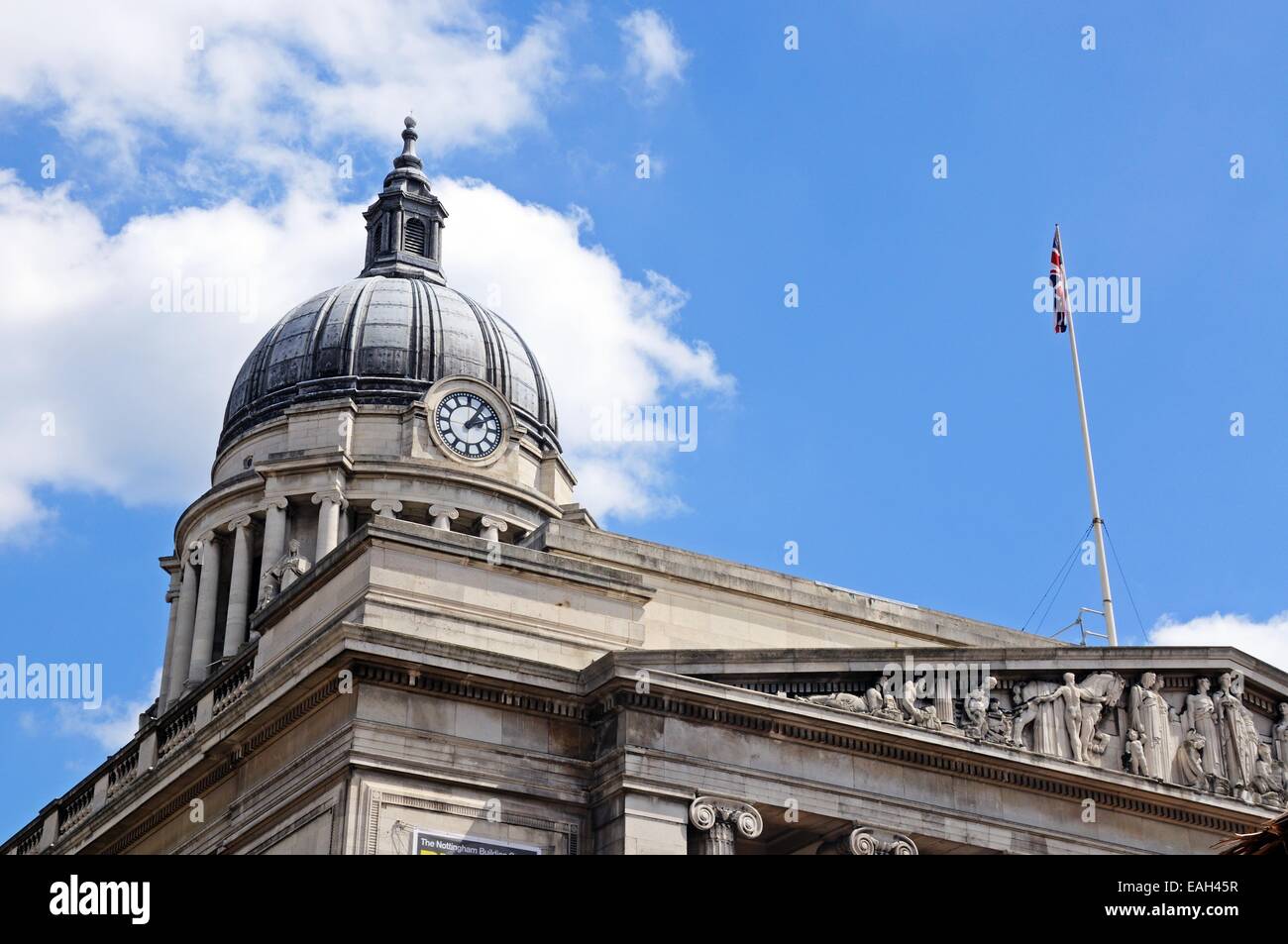 Council House also known as the city hall, Nottingham, Nottinghamshire ...