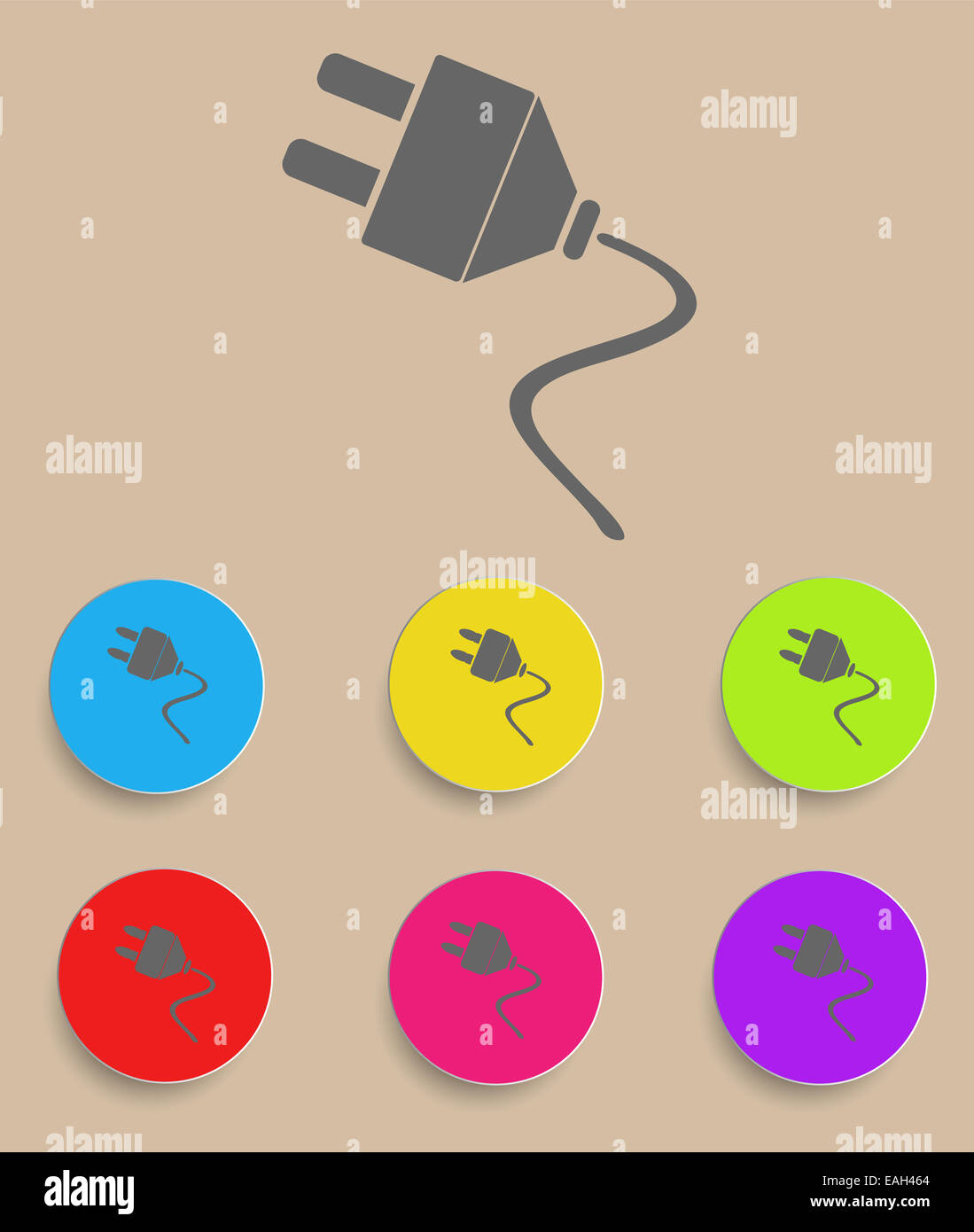 electric plug icon. Vector Stock Photo - Alamy