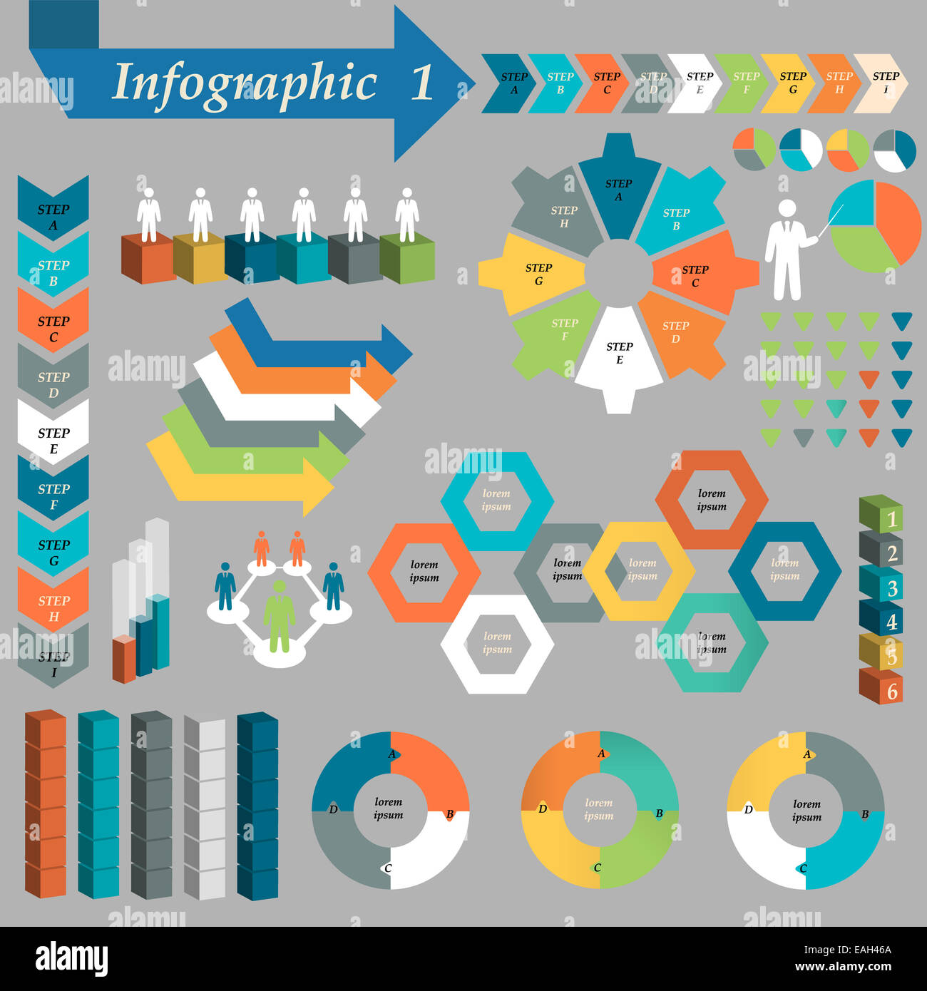 Infographic Element Set. Vector Stock Photo - Alamy