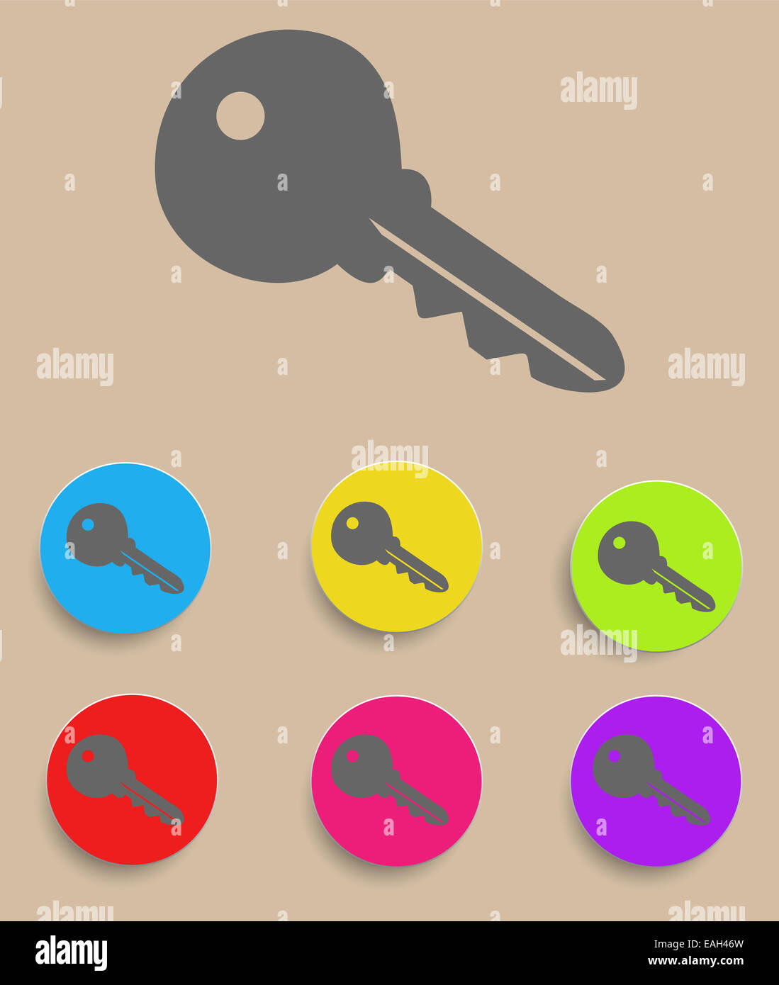 key icons. Vector Stock Photo - Alamy