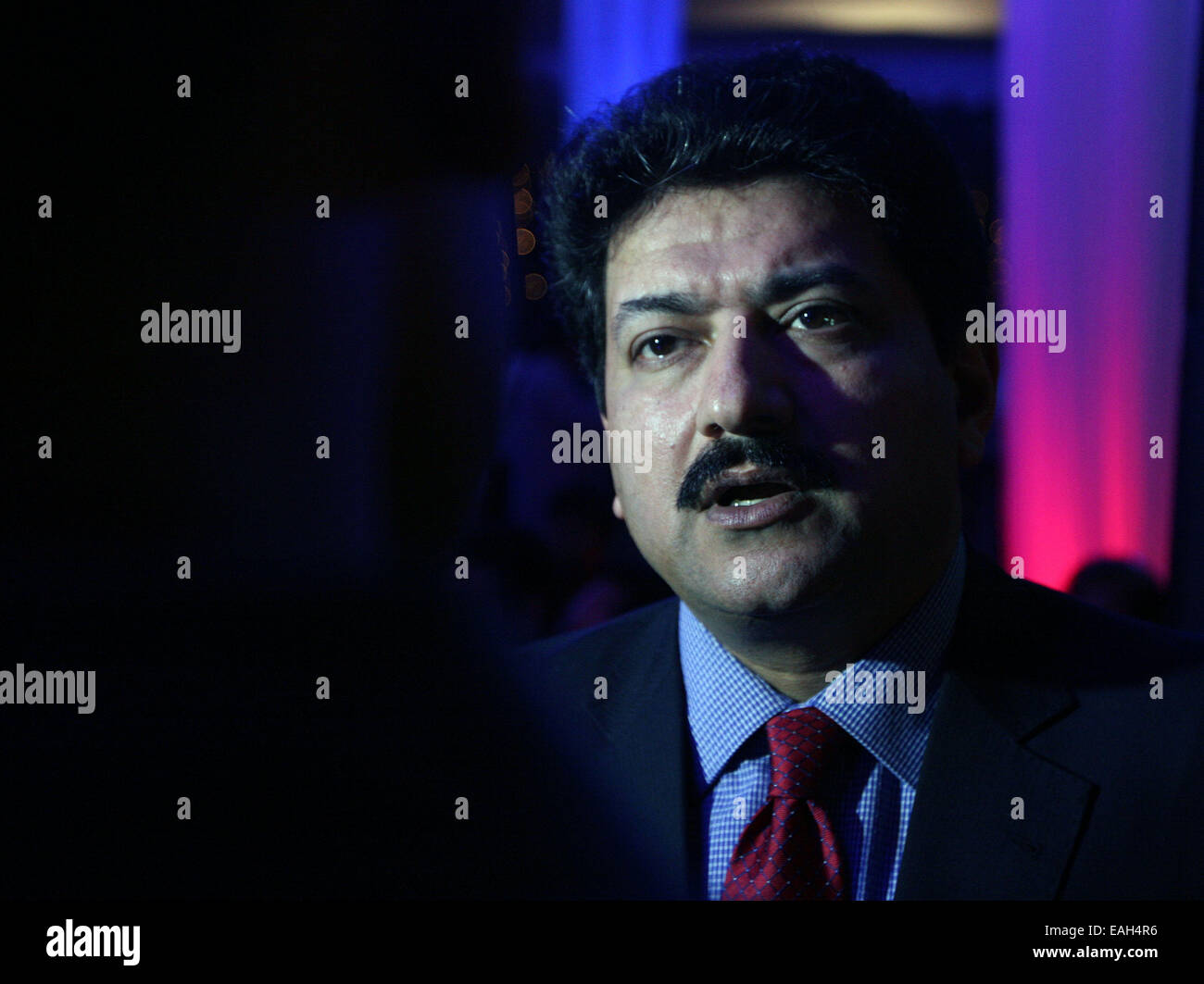 Dhaka 14 November 2014. Hamid Mir is a Pakistani journalist, news ...