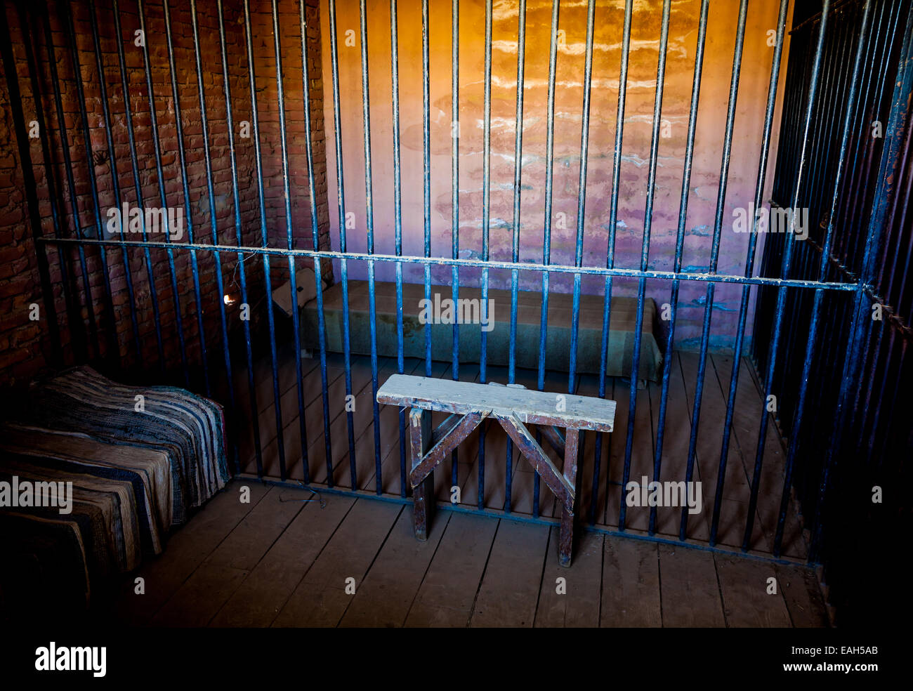 Old prison interior, useful for concepts Stock Photo - Alamy