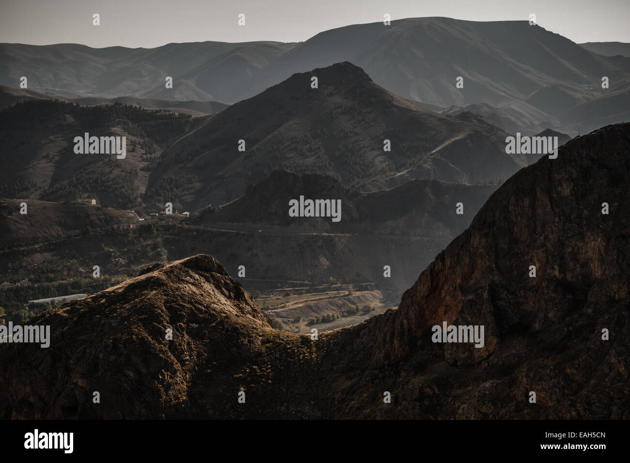 Views from Keban, an old hydroelectric energy dam near Elazig,Turkey ...