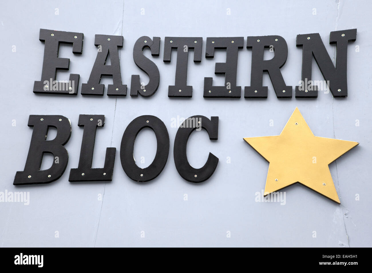 'Eastern Bloc' Bar in the Northern quarter of Manchester City Centre ...