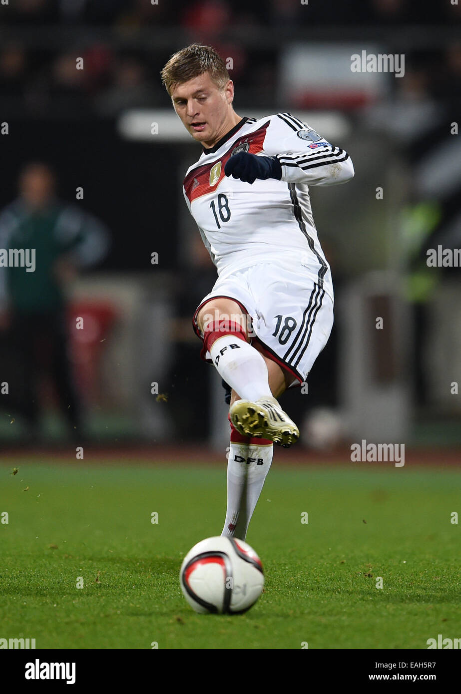 Nuremberg, Germany. 14th Nov, 2014. Germany's Tony Kroos in action ...