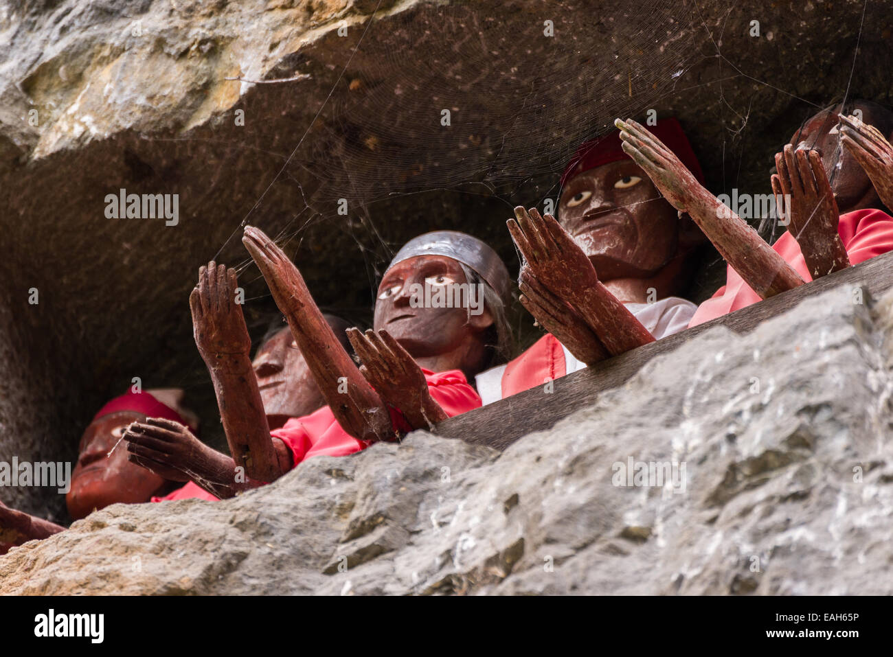 Londa (Tana Toraja, South Sulawesi, Indonesia), famous burial site with ...