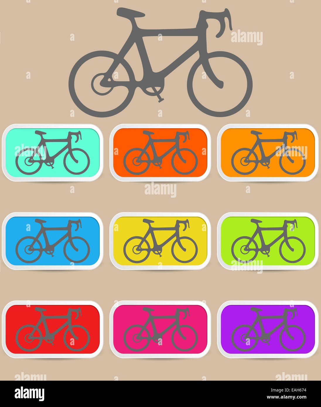 Bicycle icon. Vector Stock Photo - Alamy