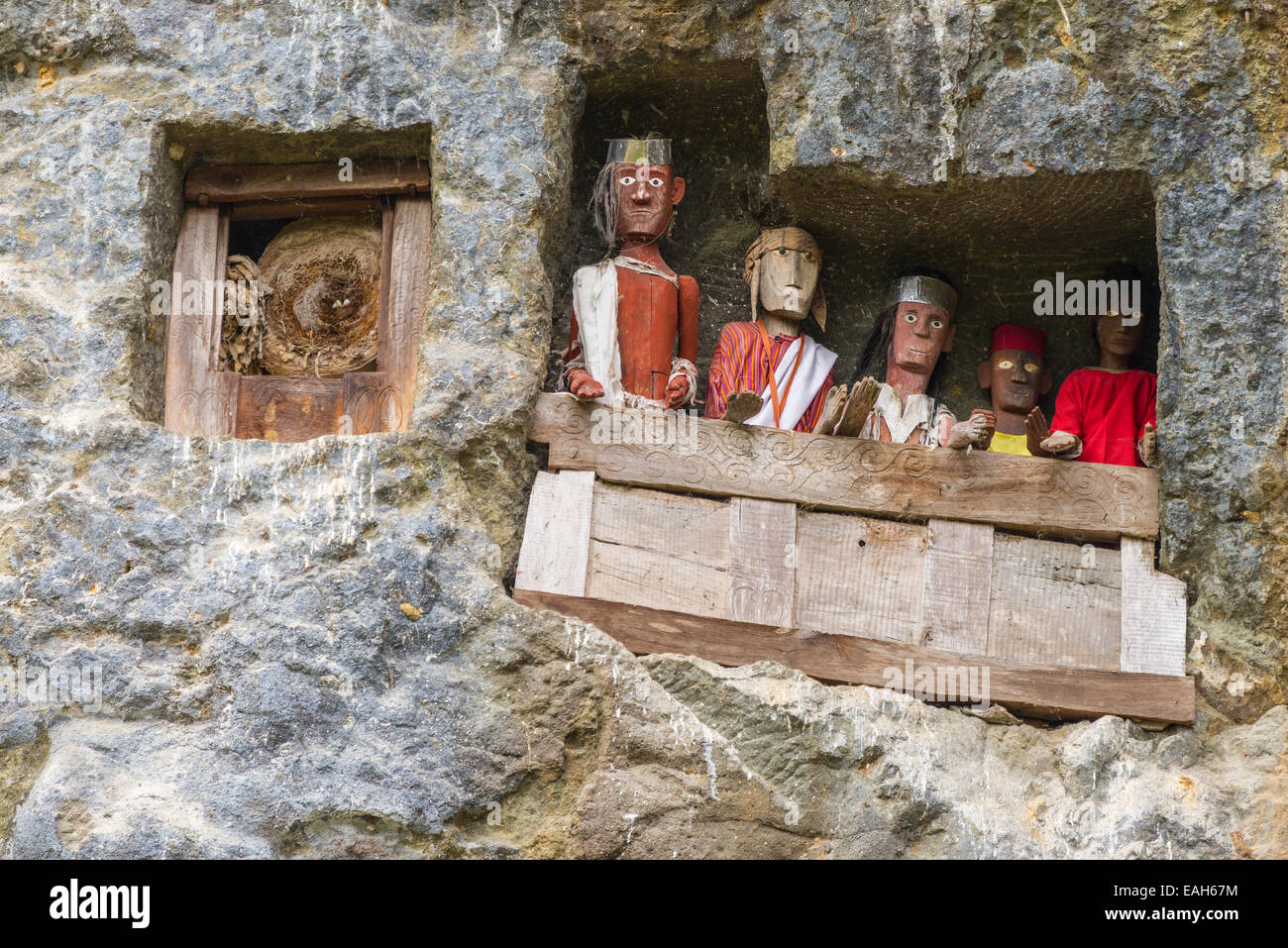 Londa (Tana Toraja, South Sulawesi, Indonesia), famous burial site with ...