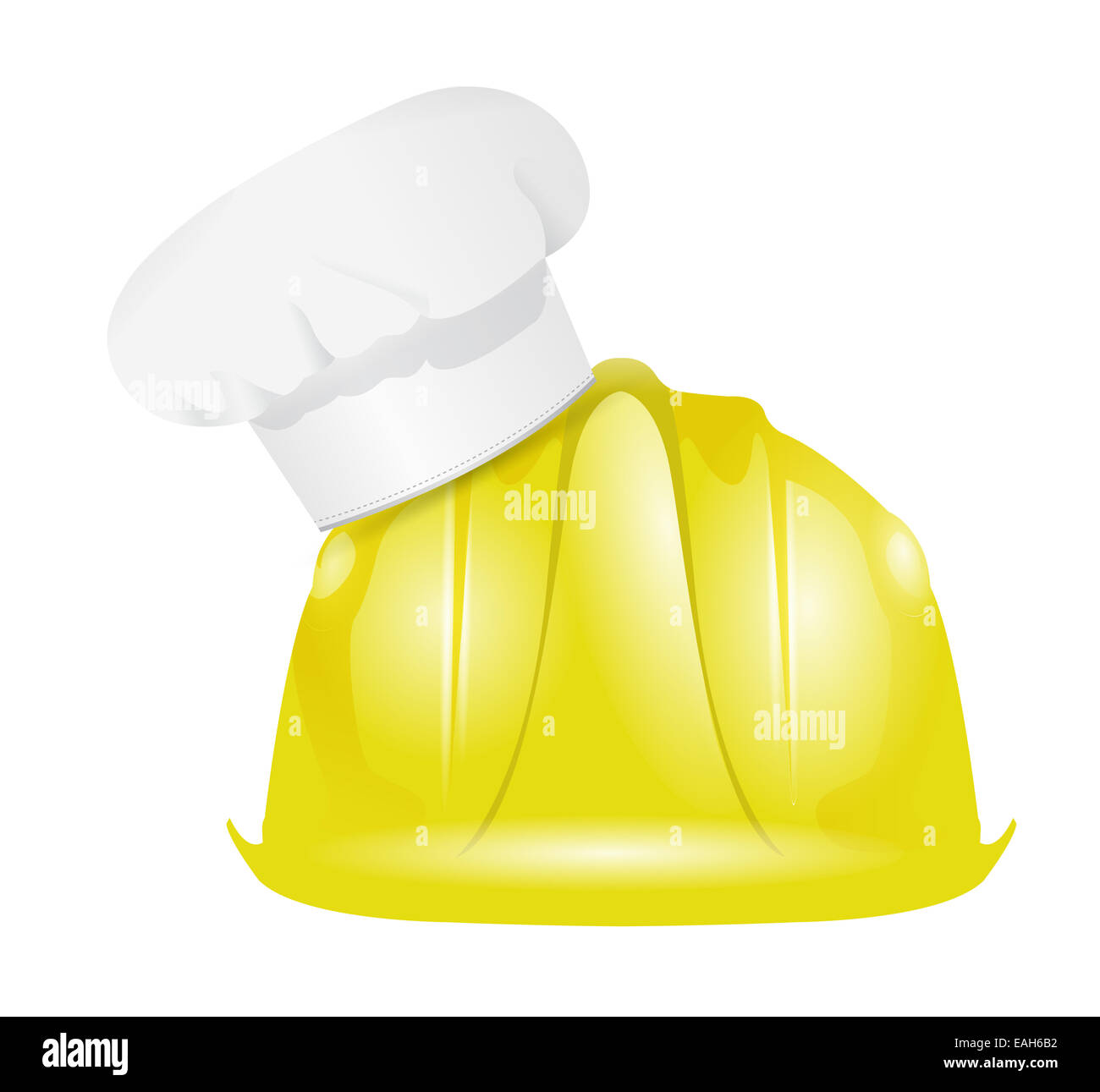 Chef at work concept illustration Stock Photo - Alamy