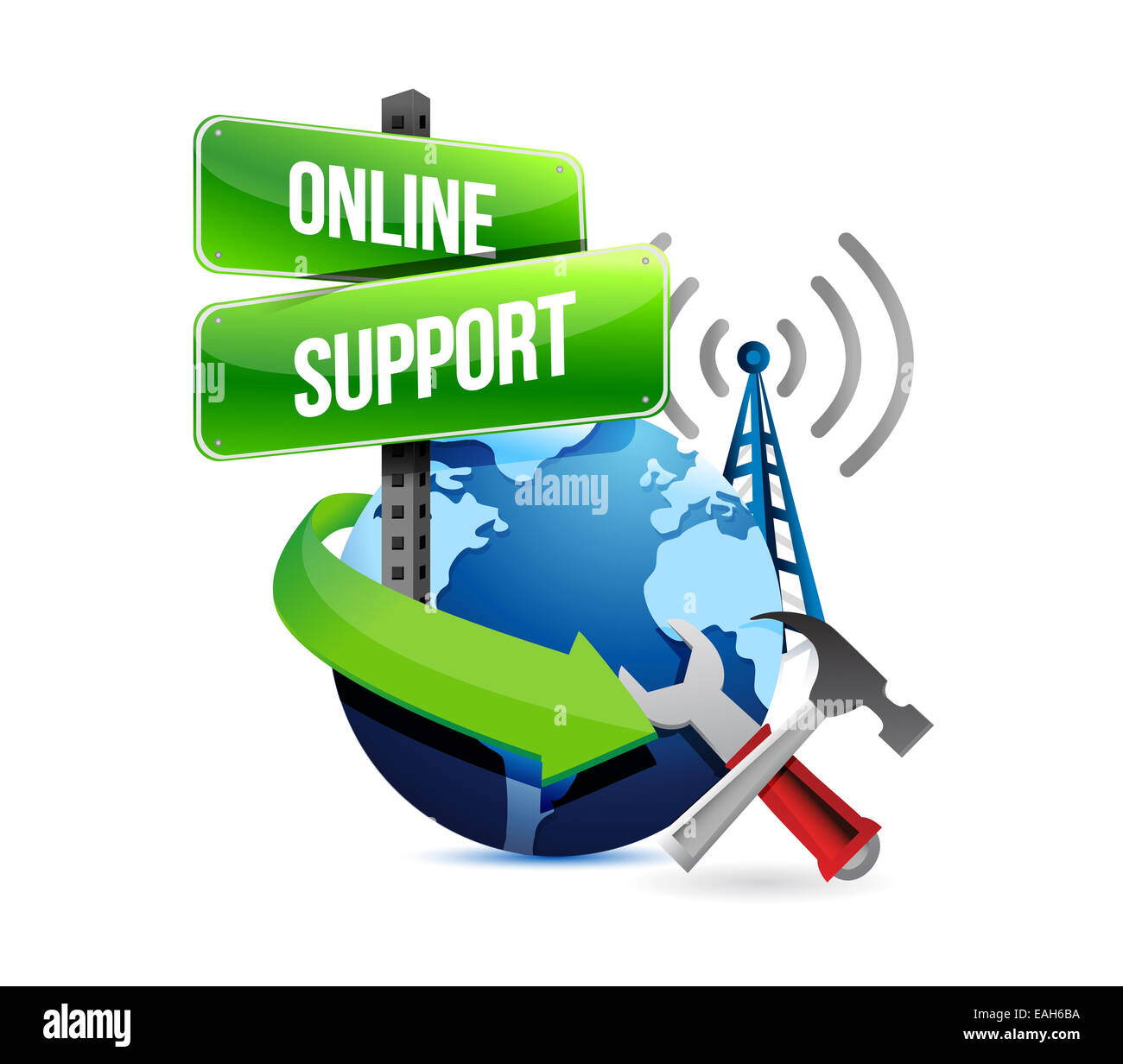 Map call center online hi-res stock photography and images - Alamy