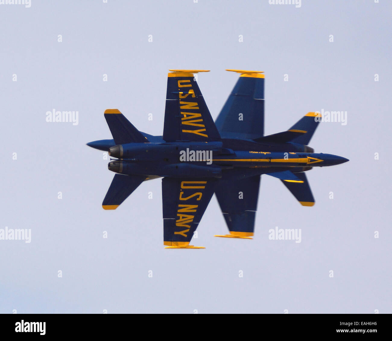 Blue Angels- the US Navy Flight Demonstration Squadron, performing ...