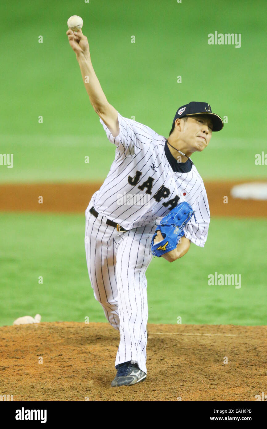 Tokyo, Japan. 15th Nov, 2014. Yuji Nishino (JPN) Baseball : 2014 All ...
