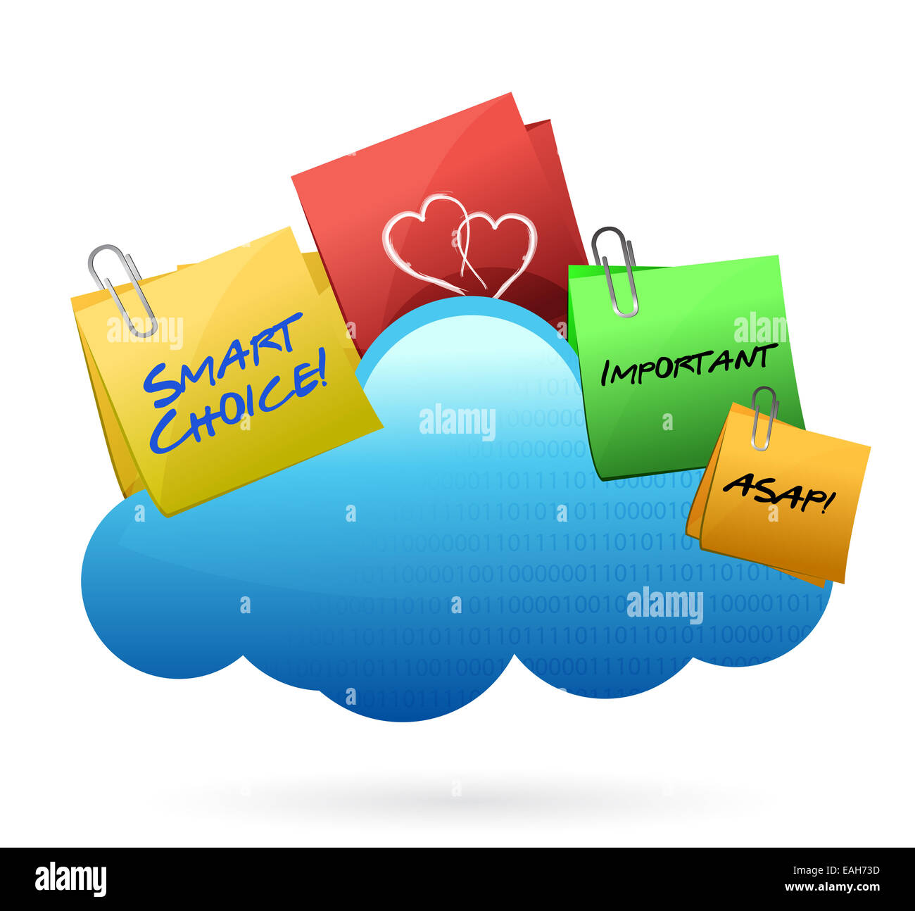 Posts Cloud computing concept Stock Photo - Alamy