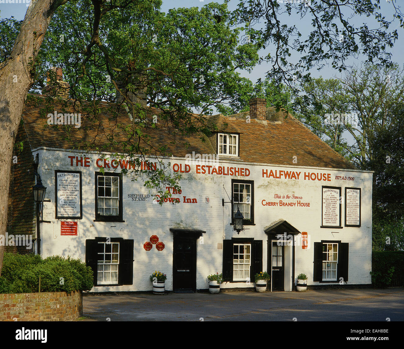 The Halfway House, Sarre, East Kent 1980's Stock Photo - Alamy