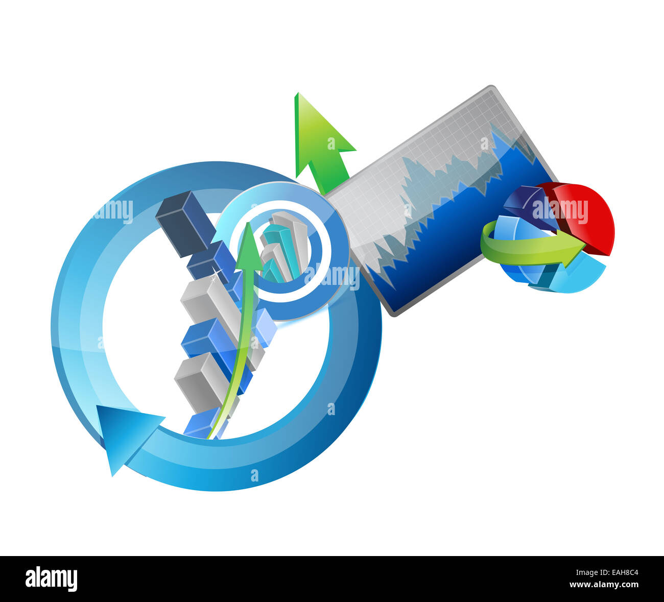 Business graphic concepts cycle Stock Photo - Alamy