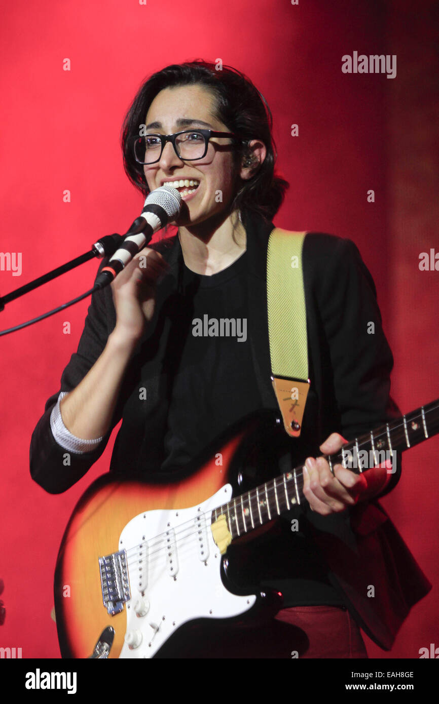 Ny, NY, USA. 14th Nov, 2014. Michelle Chamuel The Voice Season 4 runner ...