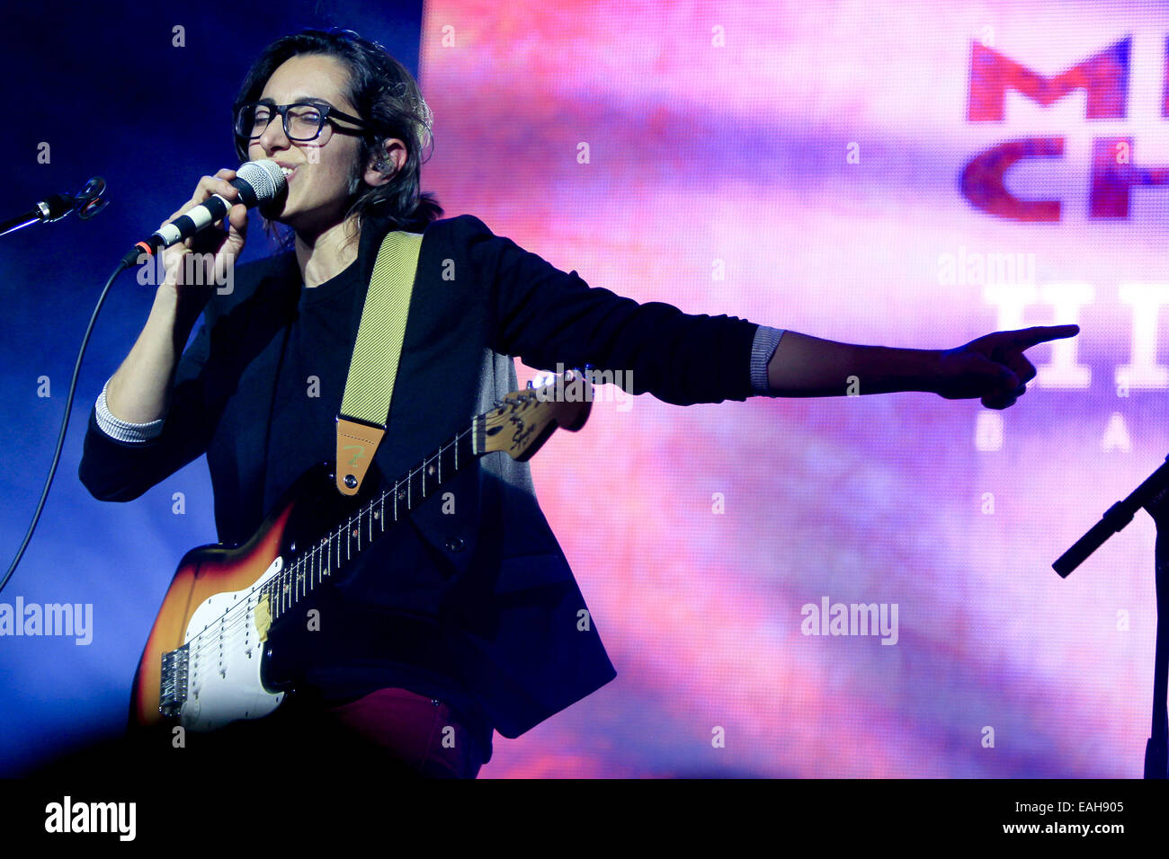 Ny, NY, USA. 14th Nov, 2014. Michelle Chamuel The Voice Season 4 runner ...