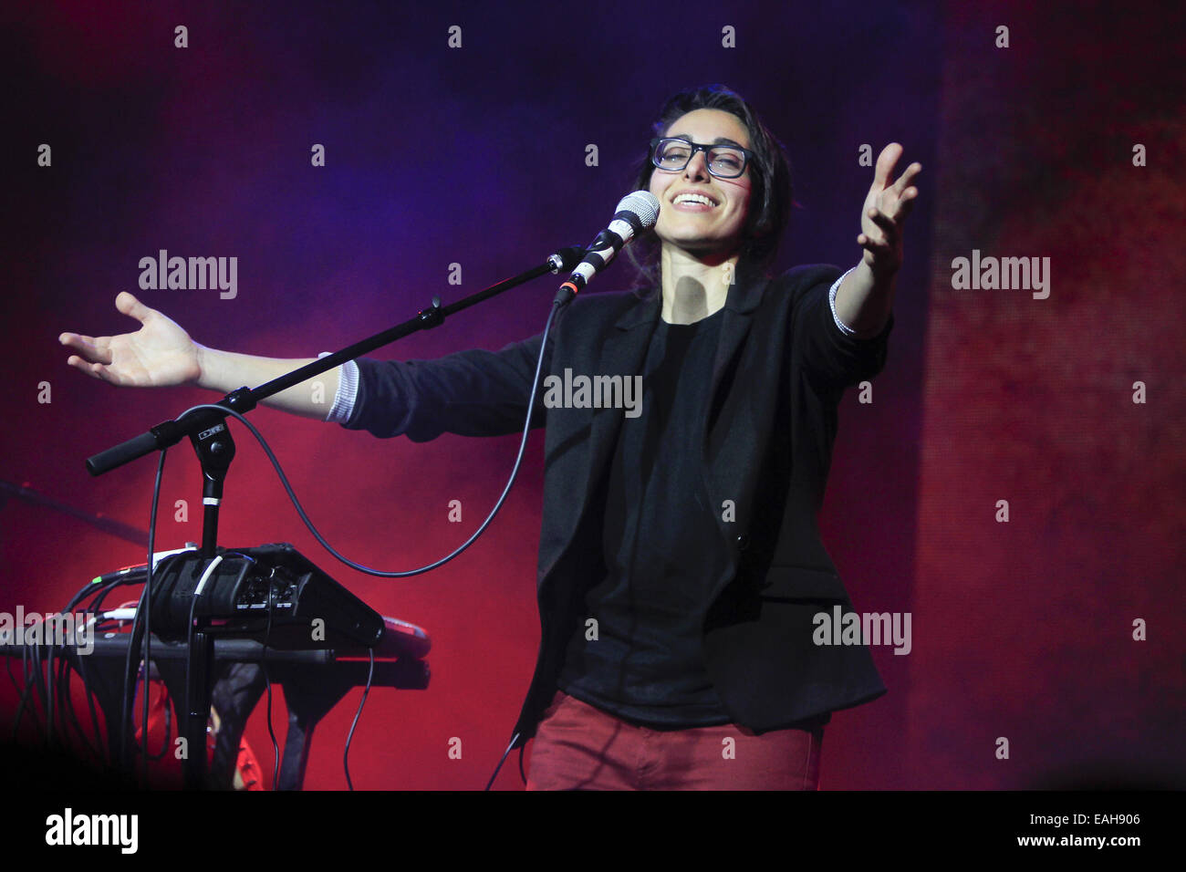 Ny, NY, USA. 14th Nov, 2014. Michelle Chamuel The Voice Season 4 runner ...