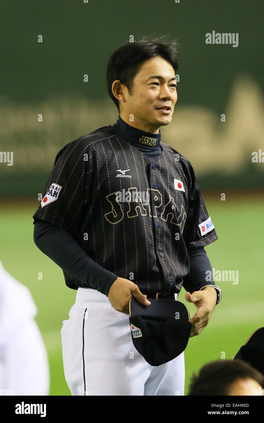 Tokyo, Japan. 14th Nov, 2014. Toshihisa Nishi (JPN) Baseball : 2014 All ...