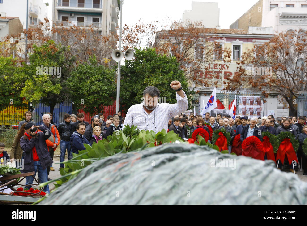 Polytechnic athens statue hi-res stock photography and images - Alamy